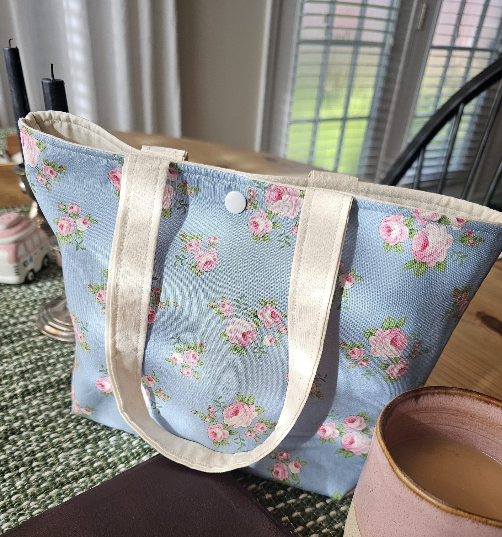 Morning Petals Tote Bag | Faith-Inspired Floral Bag